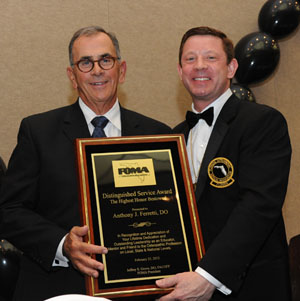 Anthony Ferretti, DO Receives FOMA's Highest Honor - LECOM
