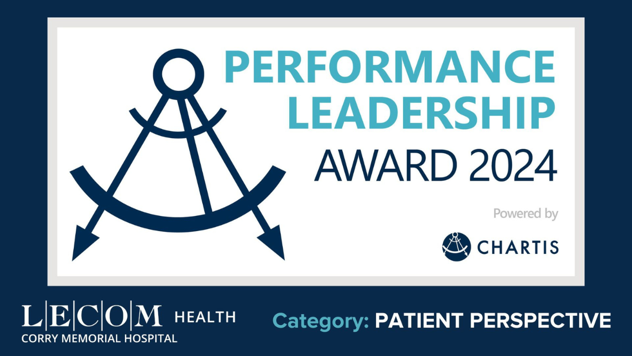 LECOM Health Corry Memorial Hospital Earns Key 2024 Performance Leadership Award - Lake Erie ...